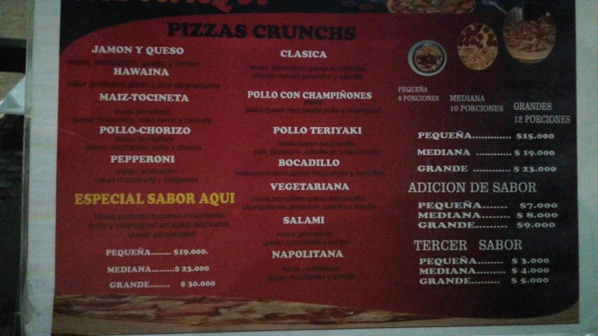 Menu at Sabor aqui restaurant, Colombia, Cra. 3 #22