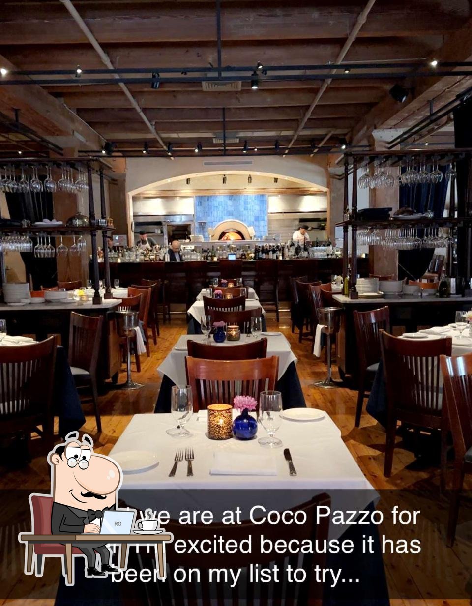 Coco Pazzo, Chicago, Merchandise Mart - Restaurant menu, prices and reviews