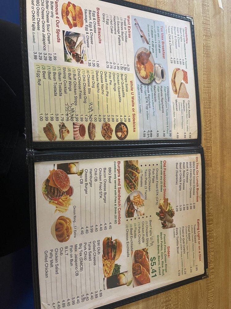 Menu at Daybreak Cafe & Grill, Fort Worth