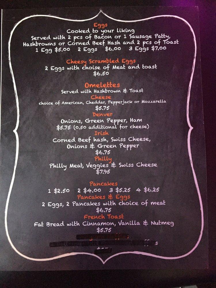 Menu at Bootleggers pub & bar, Antioch