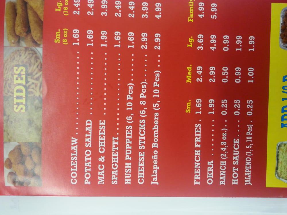 Menu at Captain Jay's restaurant, Flint, S Dort Hwy