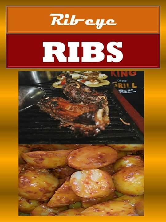 Menu at Rib Eye RIBS restaurant, Monterrey, Rio Guadalquivir