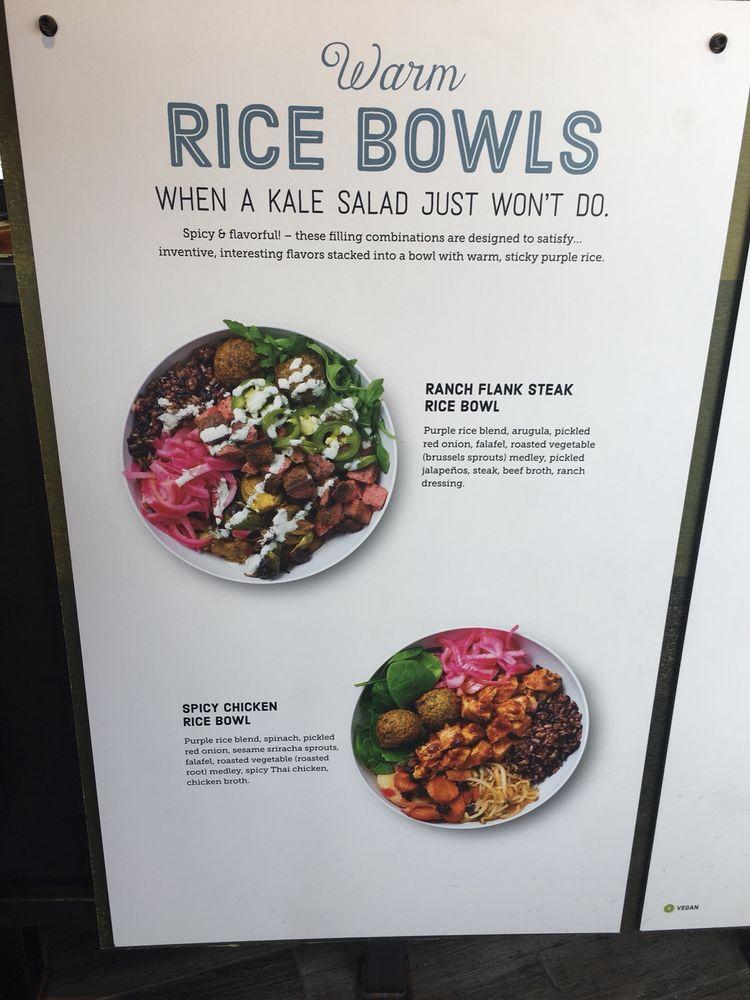 Menu at CoreLife Eatery restaurant, Centerville