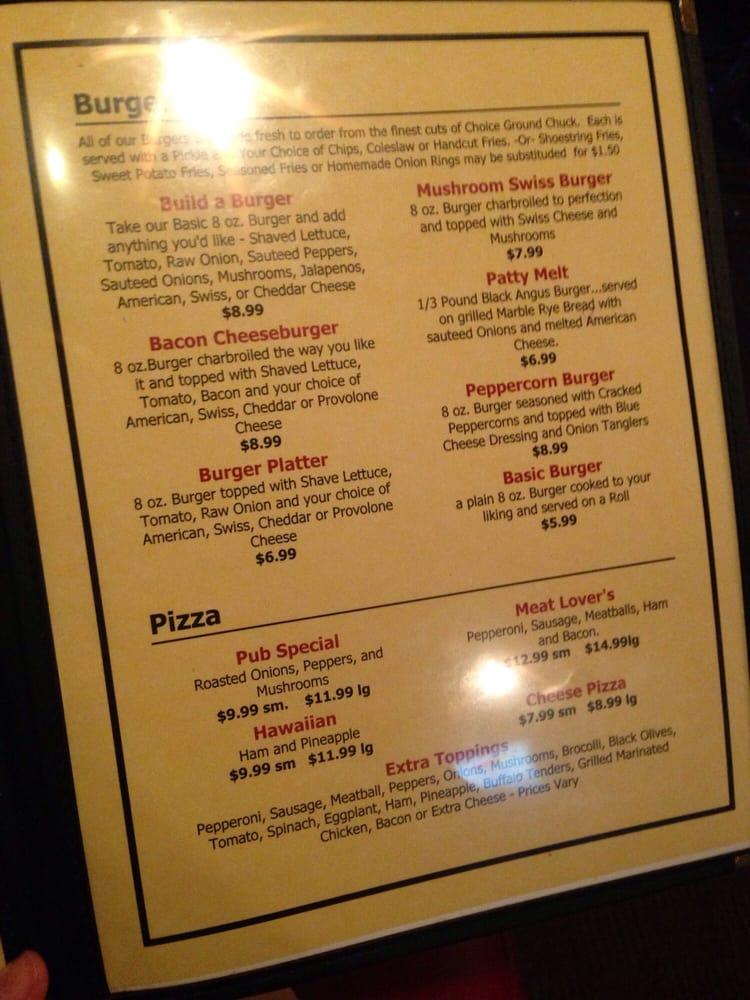 Menu at The Other Place Pub, Boylston