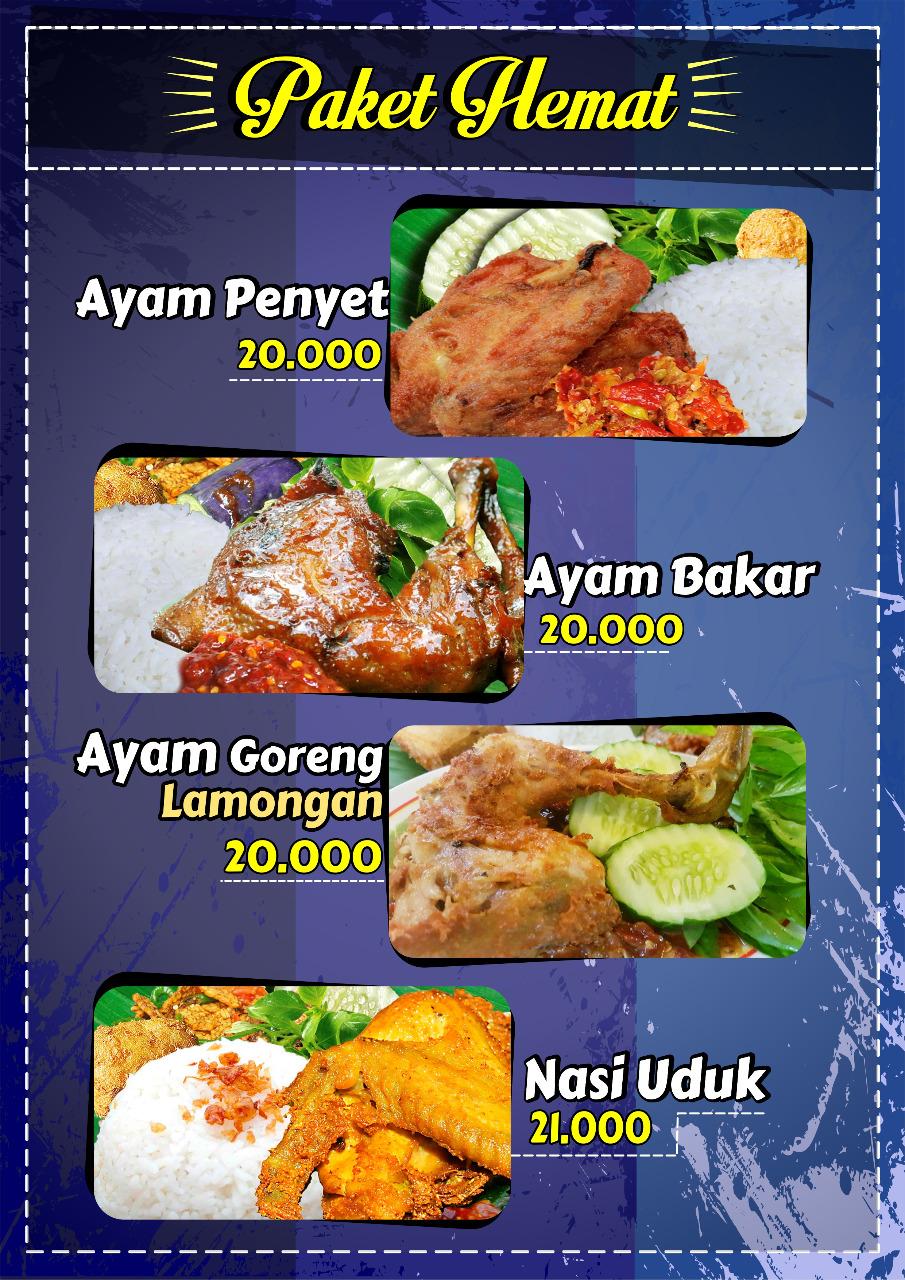 Menu at Sambal Lalap Km 5 restaurant, Palembang