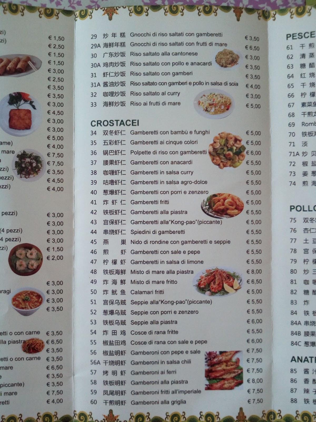 Menu da Dong Yuan - Giardino d'Oriente ristorante, Casalpusterlengo