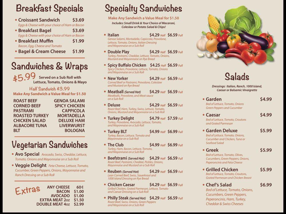 Menu at Grocery Station restaurant, Scottsdale