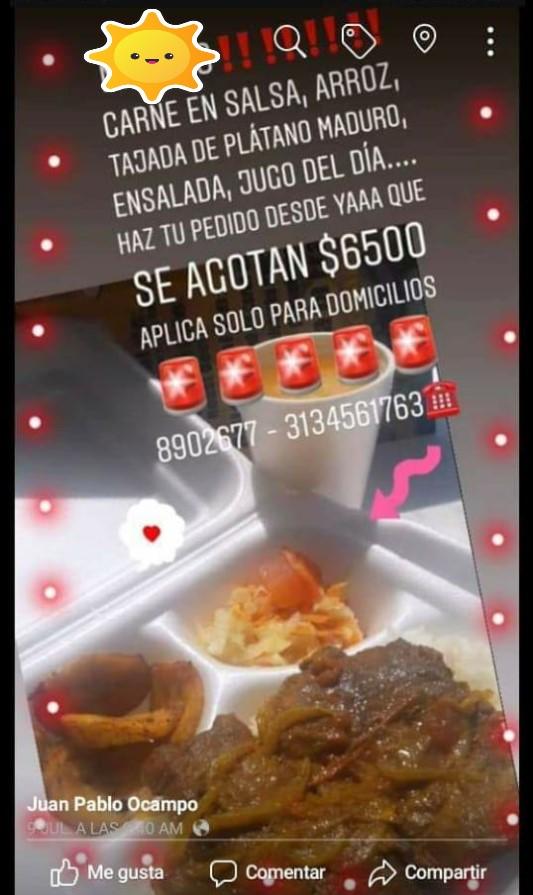 Menu at Sandwiches Jammy, Manizales