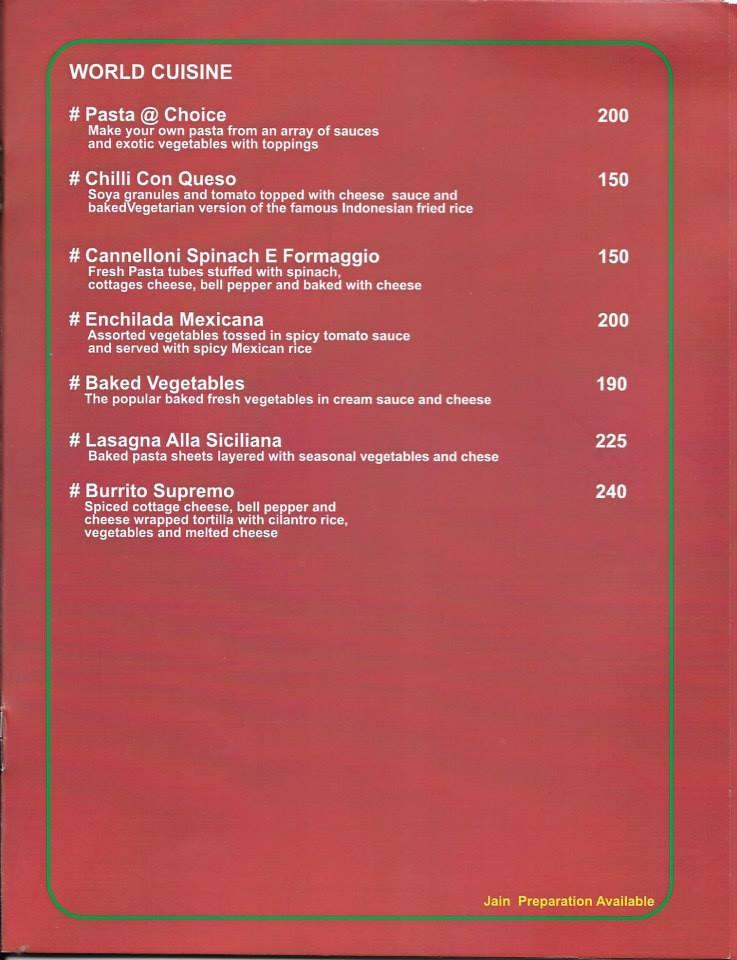 Menu at The Food Junction, Ahmedabad, Thaltej