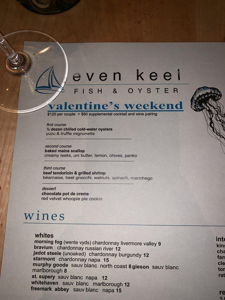 Menu at Even Keel Fish Shack pub & bar, Lauderdale-by-the-Sea, 112 ...