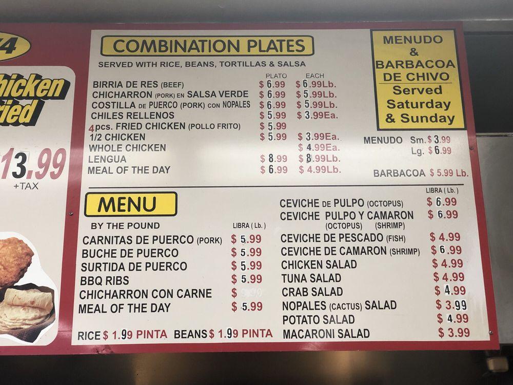 Menu at Farm Fresh Market, San Diego