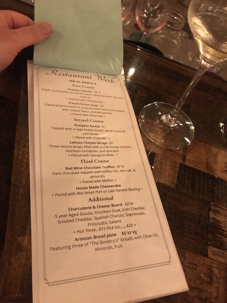 Menu at Deep Roots Winery & Bistro - LoDo pub & bar, Denver
