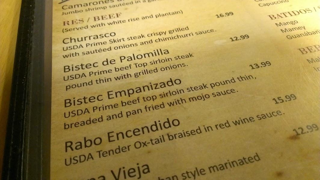 Menu at Habana Vieja Cuban Cuisine And Cafe, Torrance, W Carson St