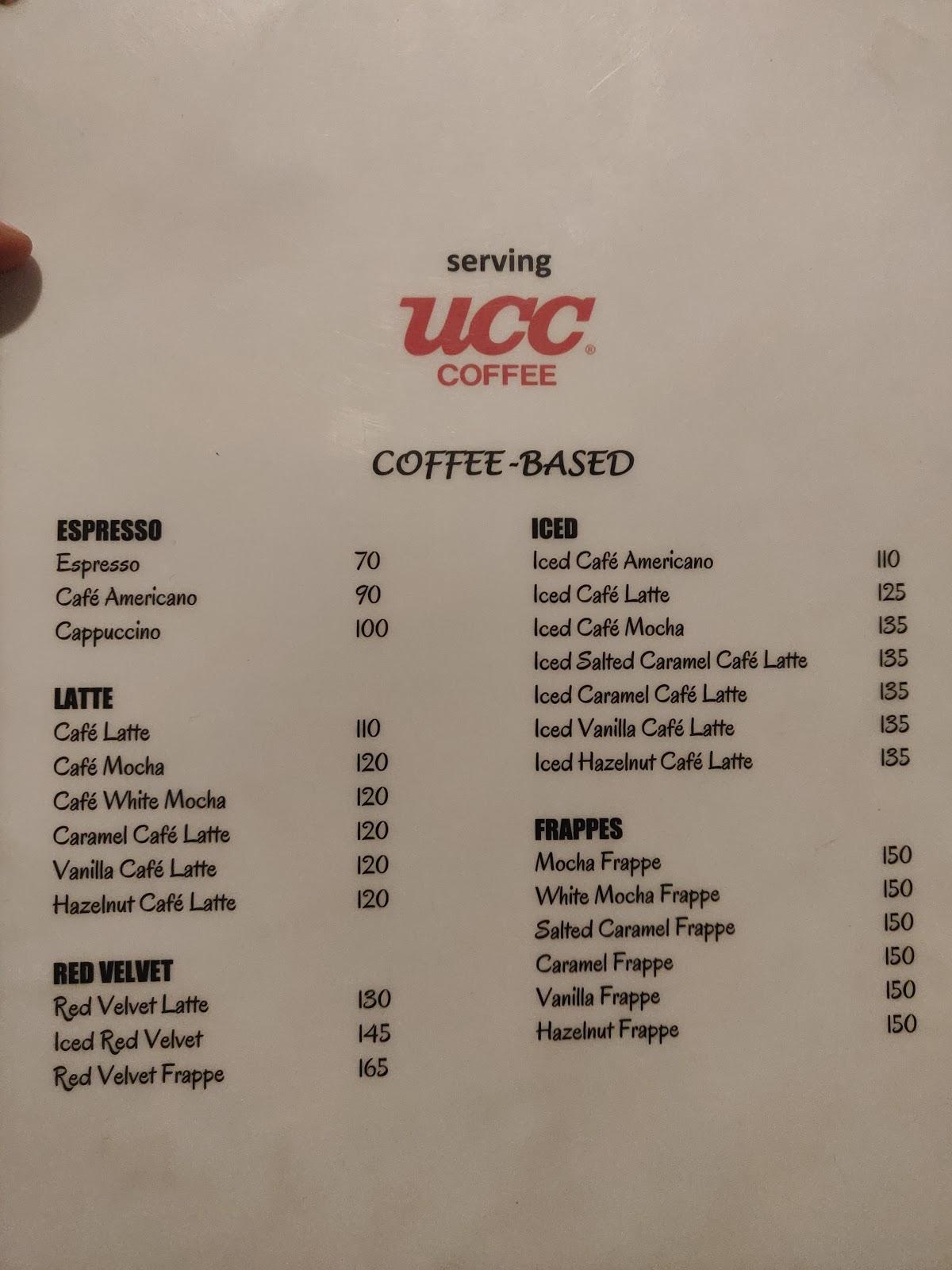Menu at Wherelse Resto + Café + KTV restaurant, Tacloban City