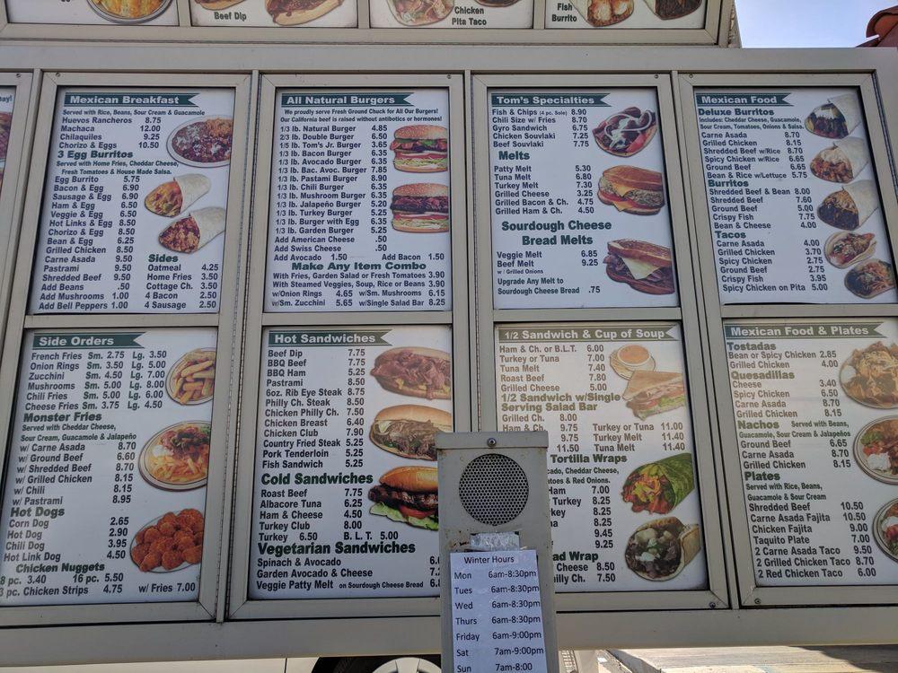 Menu at Perry's Place restaurant, Anaheim, E La Palma Ave