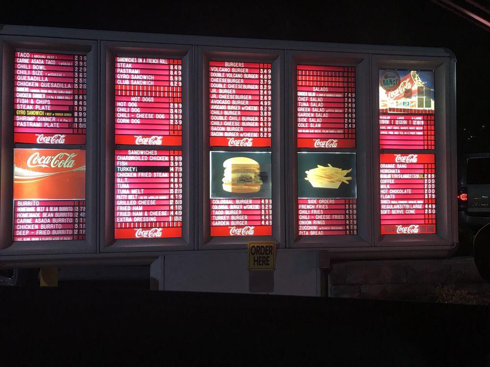 Carta del restaurante Volcano Burgers, Los Alamitos, W Cerritos Ave