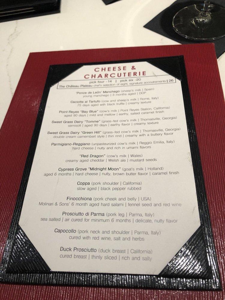 Menu at Château 13 pub & bar, Bradenton