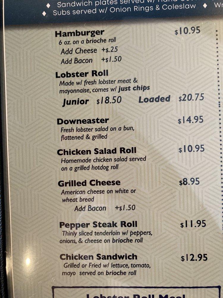 Menu at Chick-A-Dee of Lewiston restaurant, Lewiston