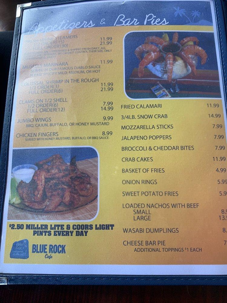 Menu at The Rock Cafe, Keyport