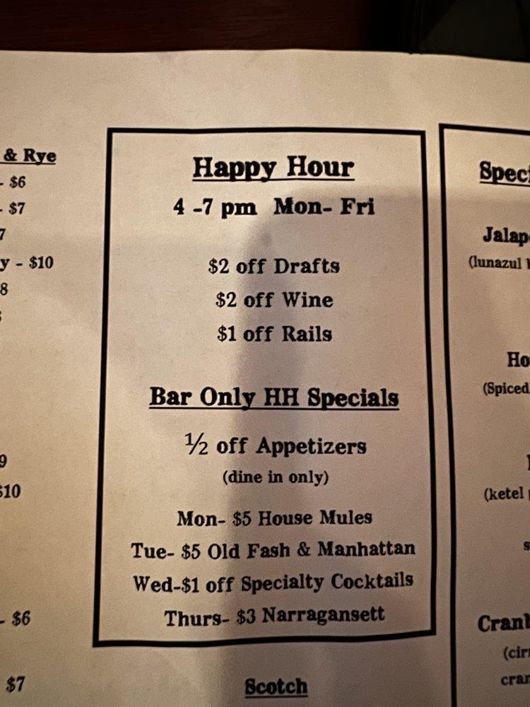 Menu at Citizen Burger Bar, Richmond