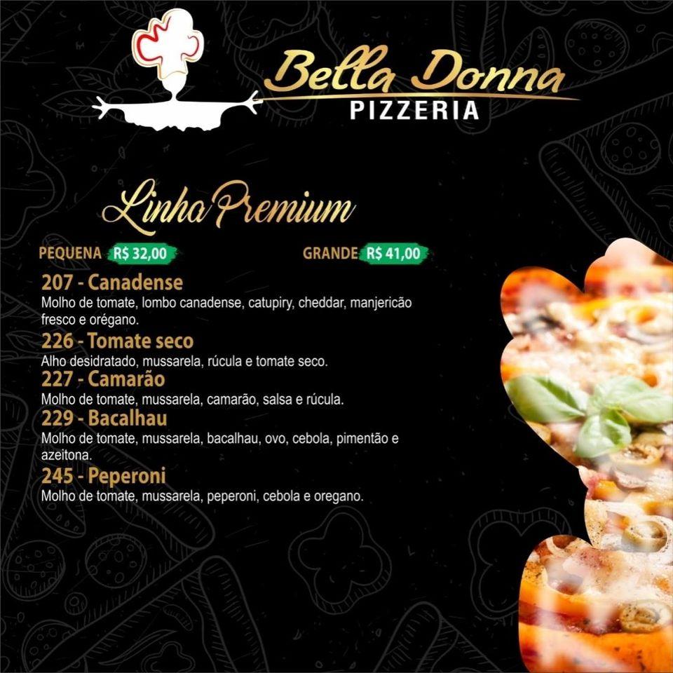 Menu at Bella Donna Pizzeria, Formosa