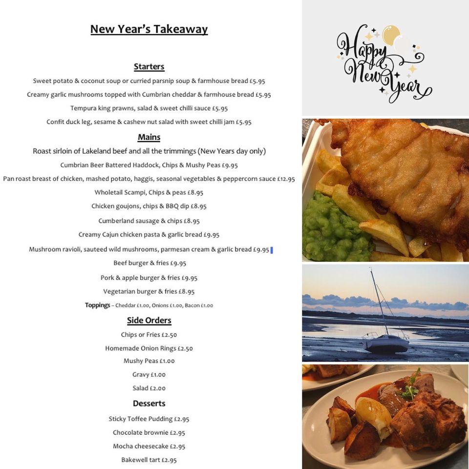 Menu at The Pennington Hotel pub & bar, Muncaster