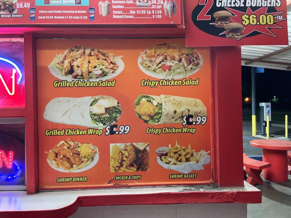 Menu at Super Burger restaurant, Ceres