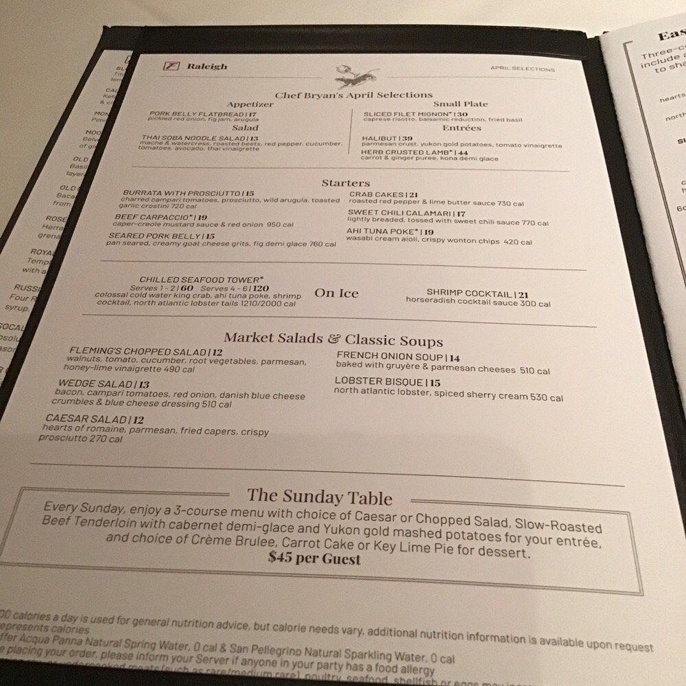 Flemings Prime Steakhouse And Wine Bar Chicago Menu at Ali Oshanassy blog