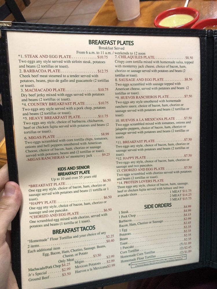 Menu at Mi Familia Coco Loco restaurant, College Station, Texas 6 ...
