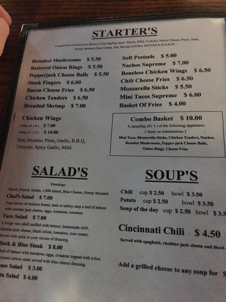 Menu at The Thompson House pub & bar, Indianapolis