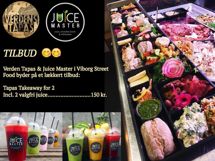 Menu at Juice Master pub & bar, Viborg