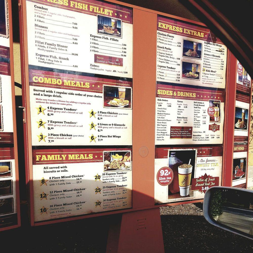 Menu at Chicken Express restaurant, Bulverde, TX-46