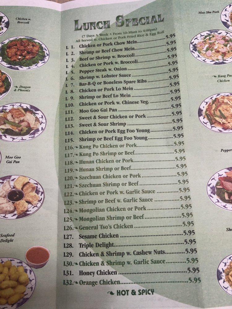 Menu at China King restaurant, Bayou La Batre, 12993 Wintzell Ave A