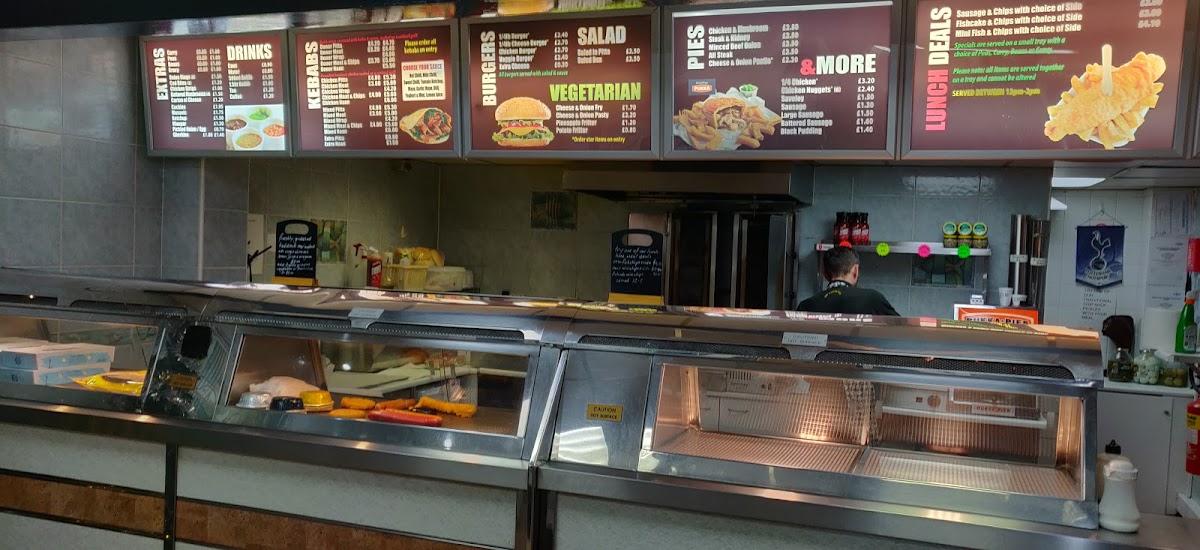 Menu at The Codfather restaurant, Leicester, 730 Melton Rd