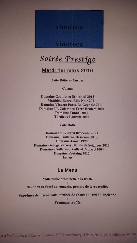 Menu at Vinoteca pub & bar, Luxembourg City, 6 Rue Wiltheim