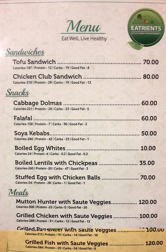 Menu at The BBQ House, Bhopal