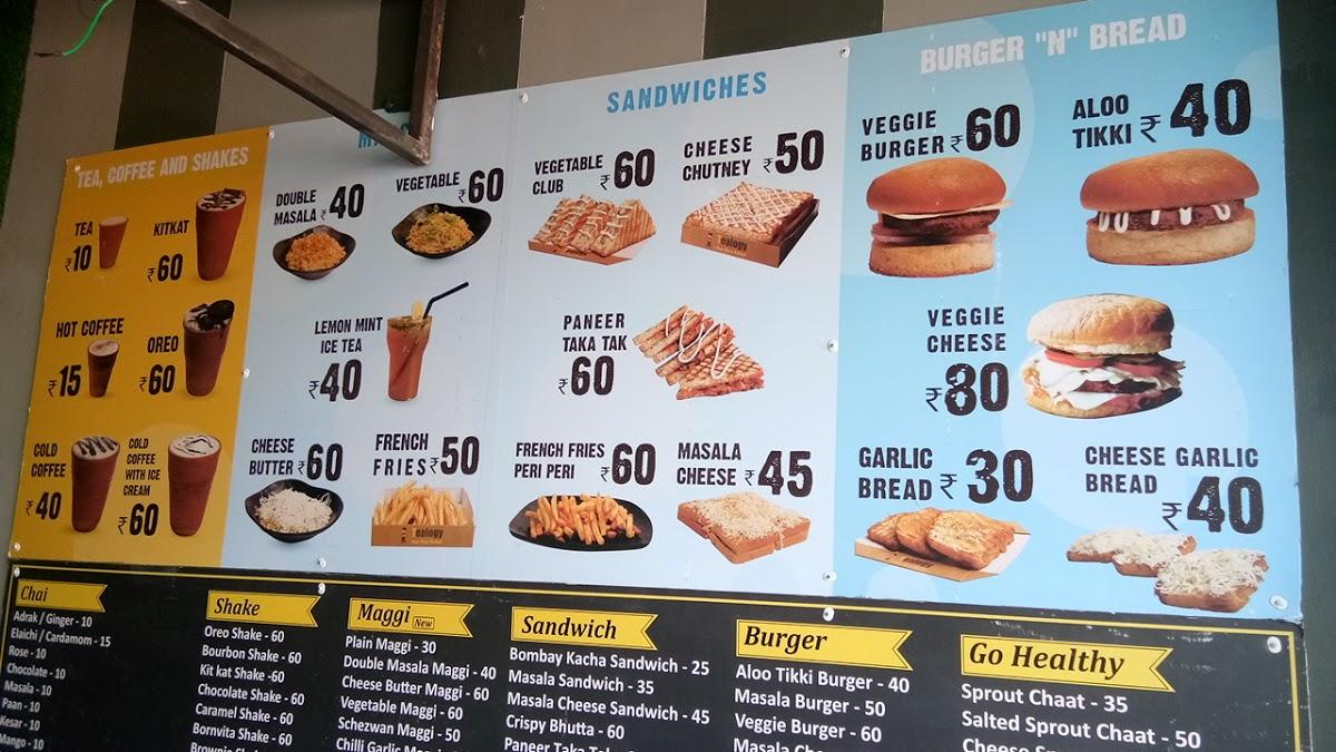 Menu at Tealogy cafe guna, Guna