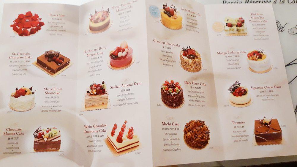 Menu at Saint Germain Bakery, Richmond, Minoru Blvd Unit 2000