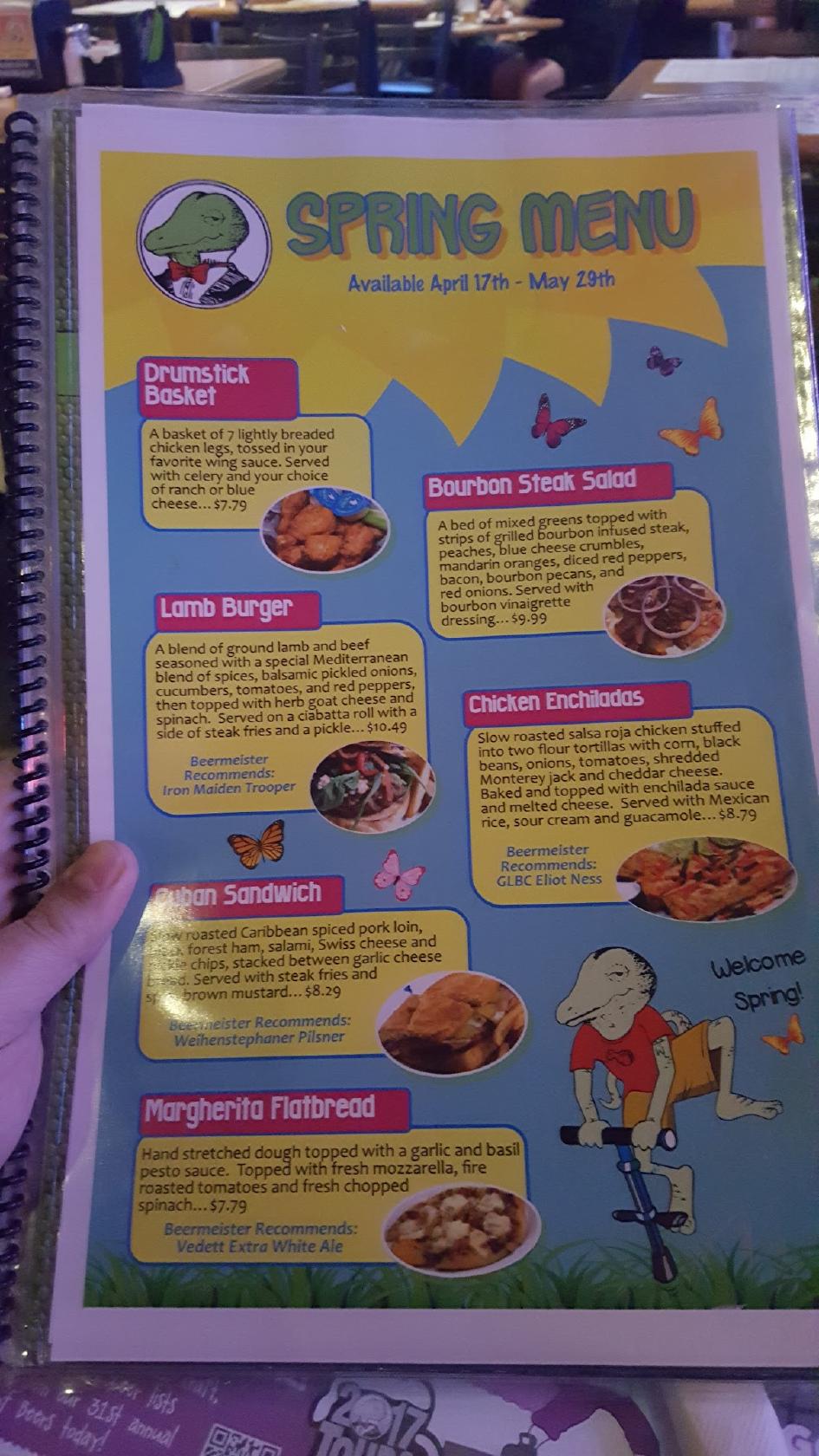 Menu at Winking Lizard Canton (Fulton Dr) pub & bar, Canton