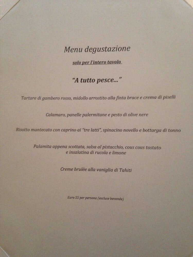 Menu da Il Ritrovo ristorante, Carate Brianza