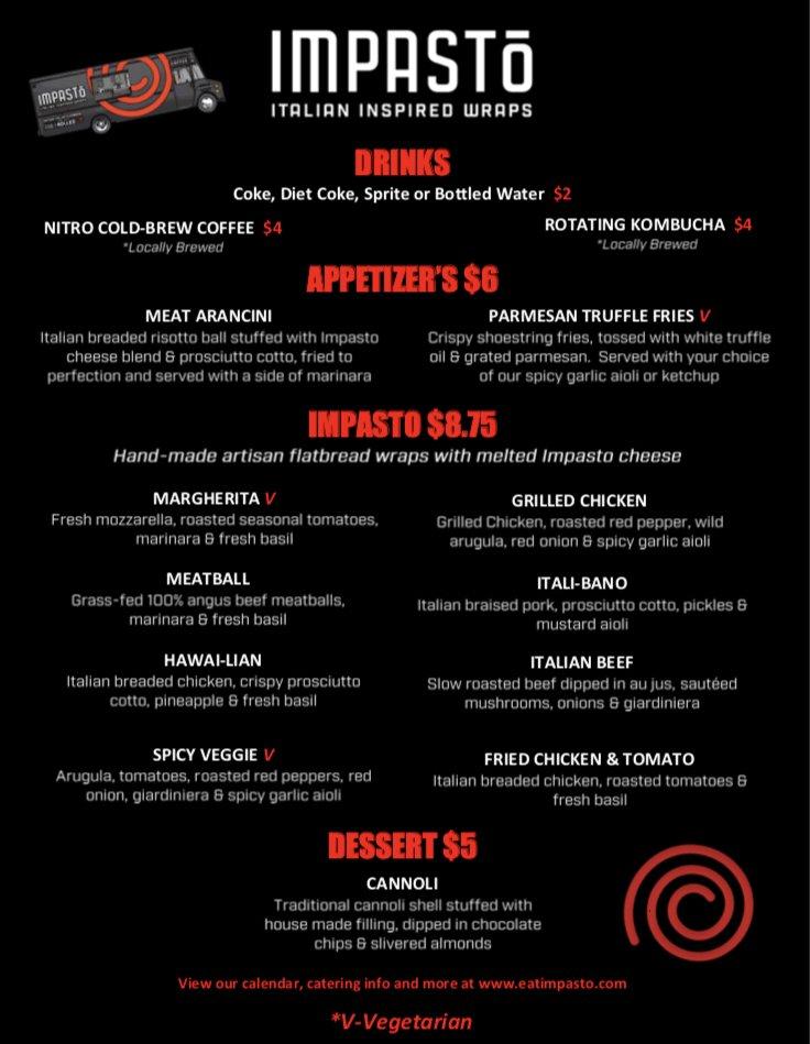 Carta de Impasto - Italian Inspired Wraps, Ann Arbor