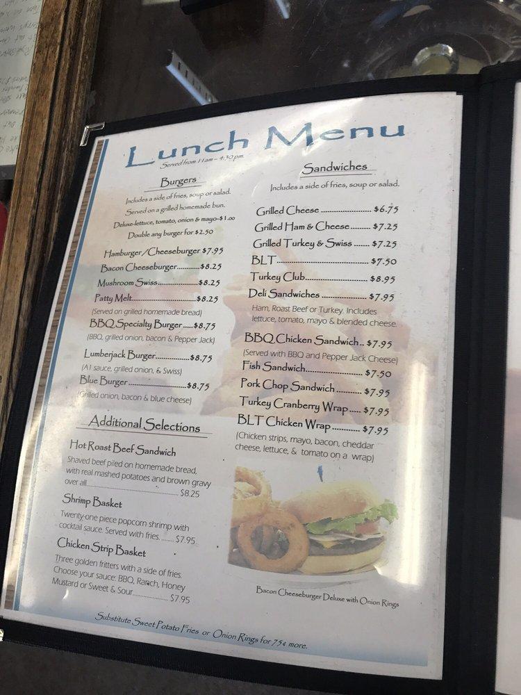 Menu at The Drive-In restaurant, Dutton