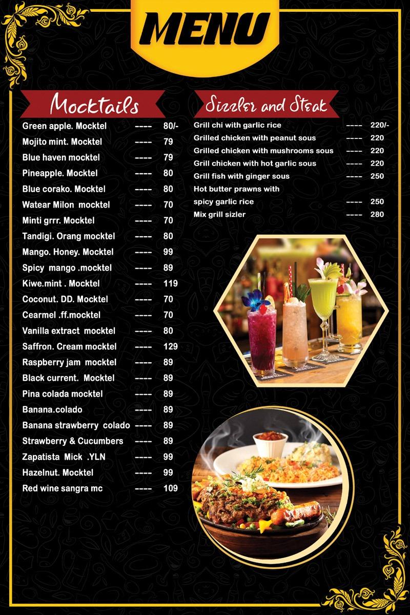 Menu at Parivaar Family Restaurant, Tadipatri