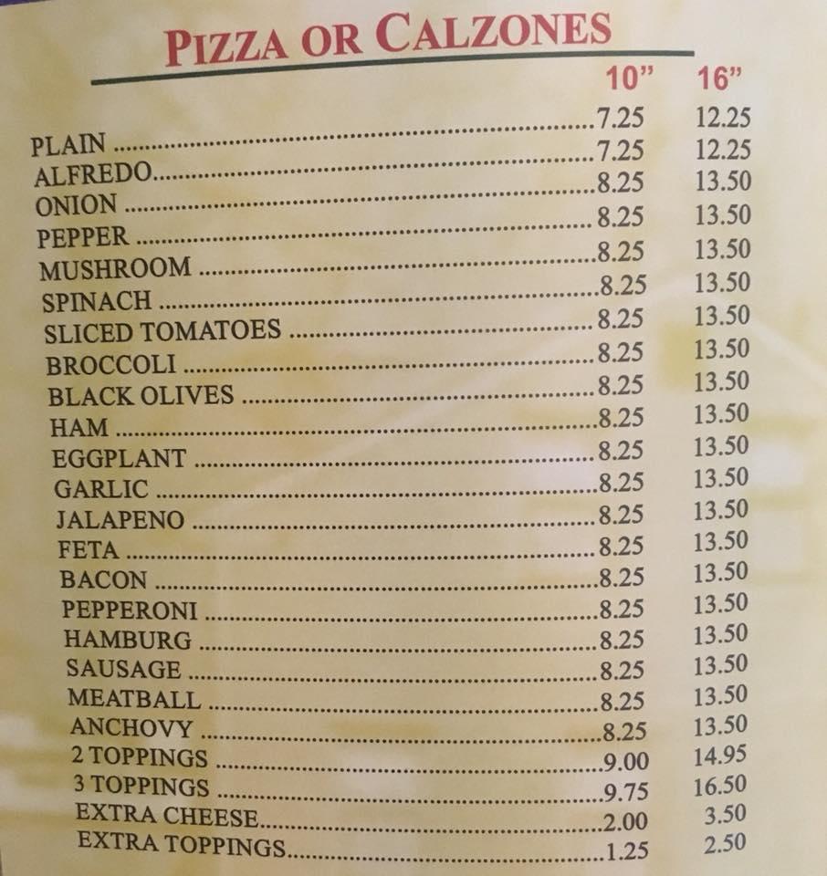 Menu at Family House Of Pizza & Seafood Charlton restaurant, Charlton