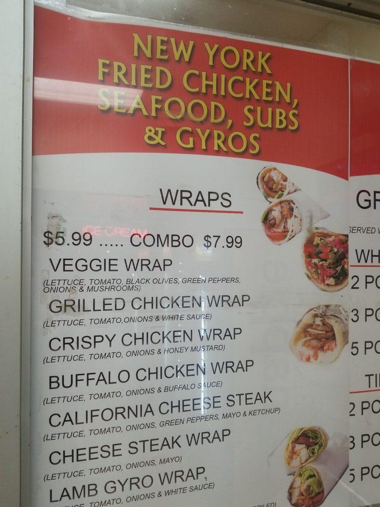 Menu at New York Fried Chicken & Seafood restaurant, Towson, Loch Raven ...