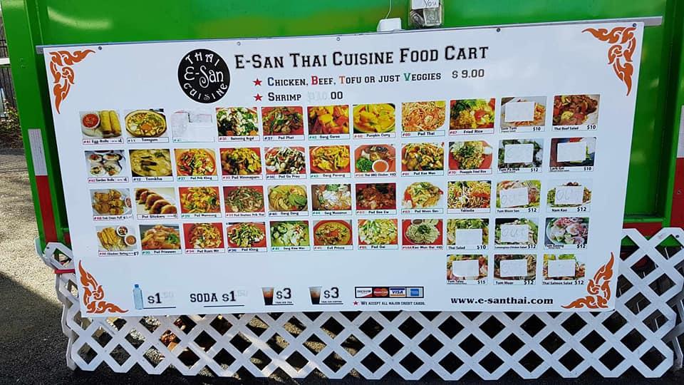 Menu at BGs Food Cartel restaurant, Beaverton