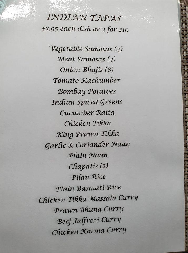 Menu at The Gate Inn | Country Pub, Kitchen & Rooms, Diggle