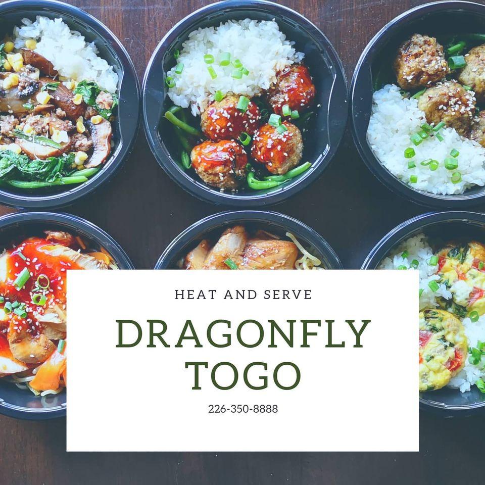 Menu at the Dragonfly Sushi Bar, Windsor