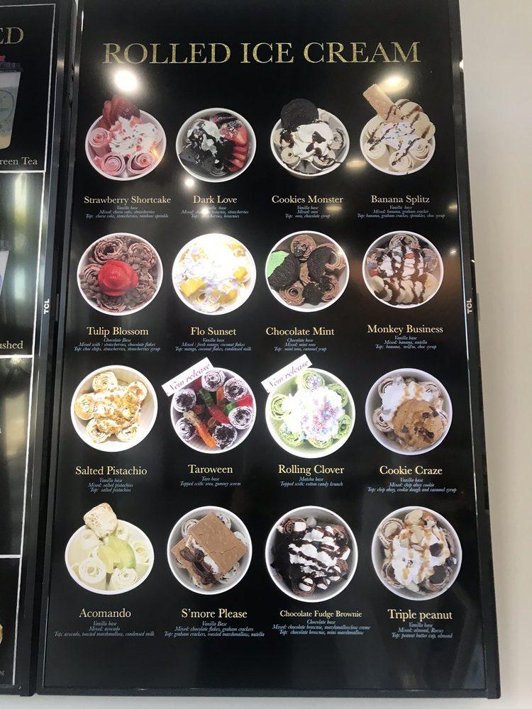 Menu at Ice Spot restaurant, Lake Mary