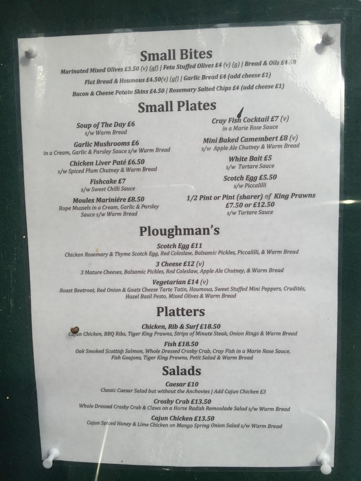 Menu at Bibendum pub & bar, Eastbourne